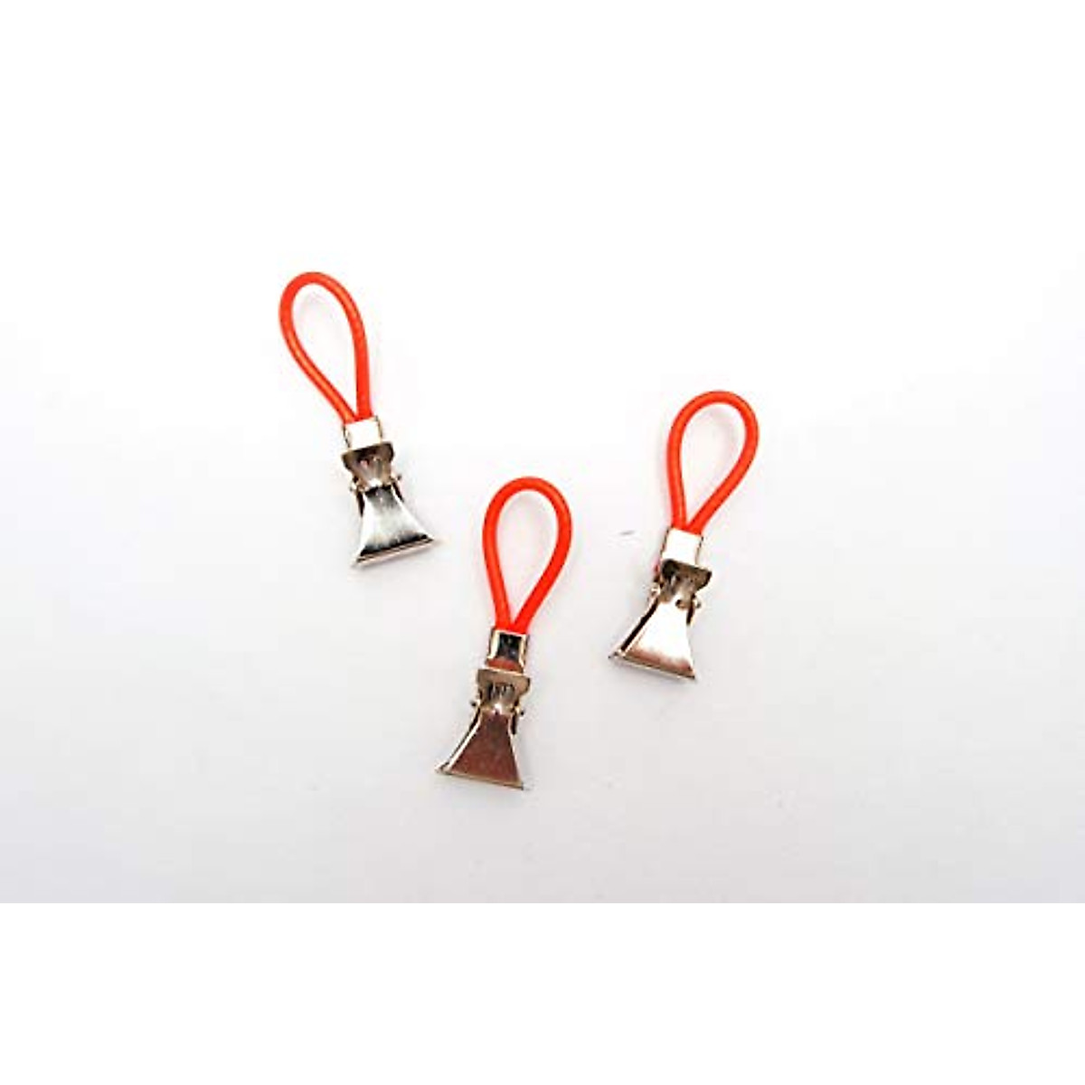 Kleiber 5 x 2 x 1 cm Towel Clip Hanger, Pack of 3, Red