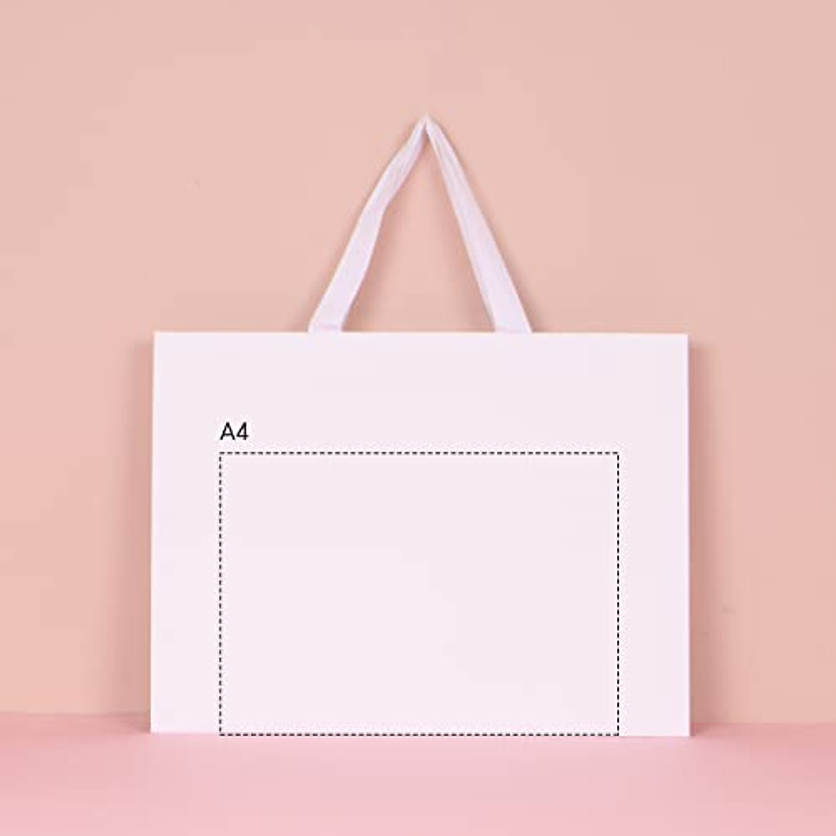PAPERIST 10pcs 15.7x5.5x11.8 sturdy durable thick paper bag, cotton handles bag, perfect for gift bags, party bags, large gift bags