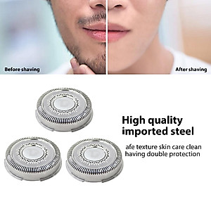 SH90 Replacement Heads for Philips Norelco Shaver Series 9000 ，Series 8000 & 8950，MultiPrecision Blades, Easy Cut and Installation.