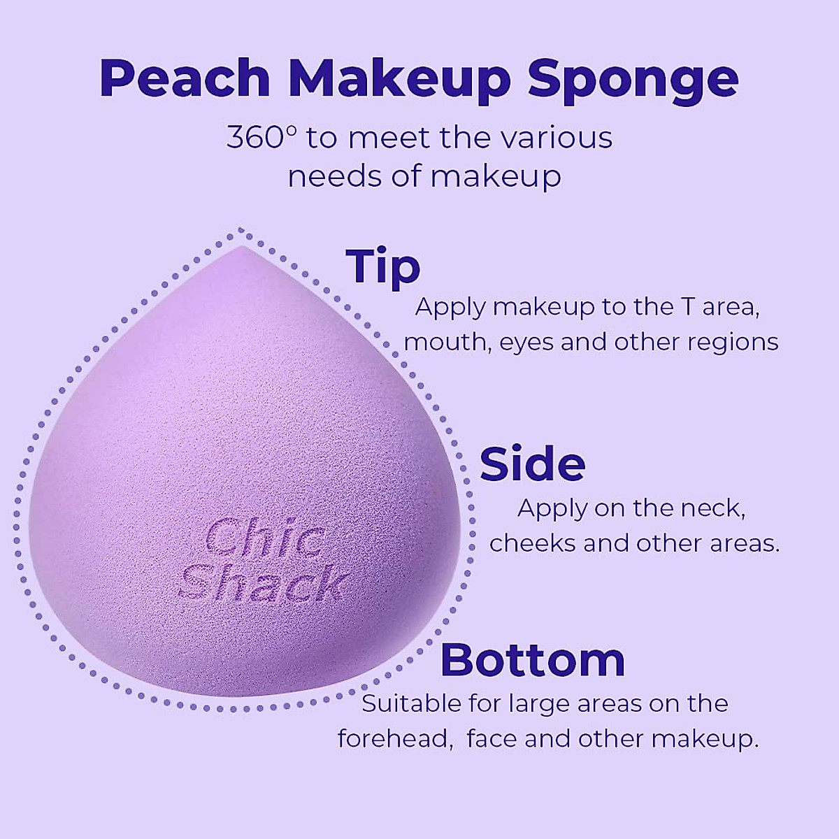 Crystal Makeup Brush Set Aurora Everyday Essentials Makeup Brush Set Face Powder Concealers Blush Eyeshadow Blending Brushes with Makeup Sponge & Powder Puff 7 Pcs