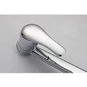 Bathtub Faucet Classic Swivel Brass Single Handle Mixer Kitchen Sink Faucet Cold and Hot Water Tap, Chrome Finish