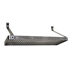 Enclume Gourmet Deep Bookshelf Wall Rack, 30", Hammered, Steel