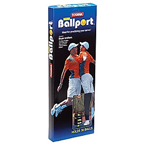 Tourna Pete Sampras Mini Ballport, Holds 36 Balls