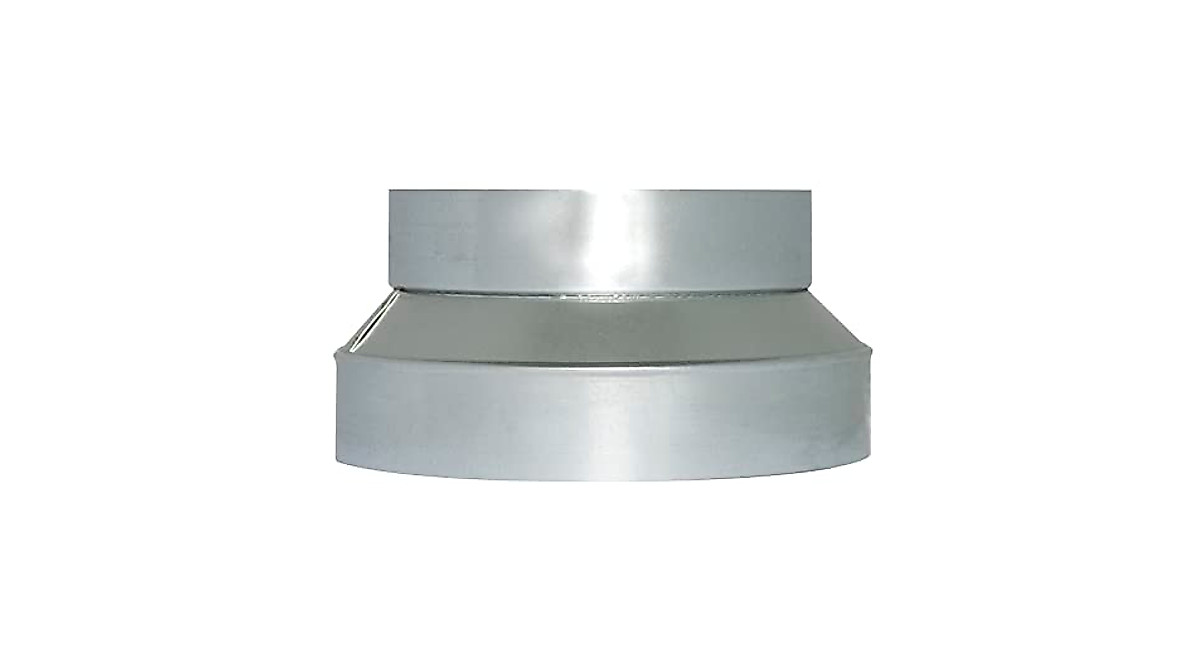10 Inch to 8 Inch HVAC Duct Reducer & Increaser - Galvanized Steel