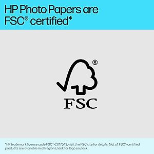 HP Everyday Photo Paper, Glossy, 5x7 in, 60 sheets (CH097A)