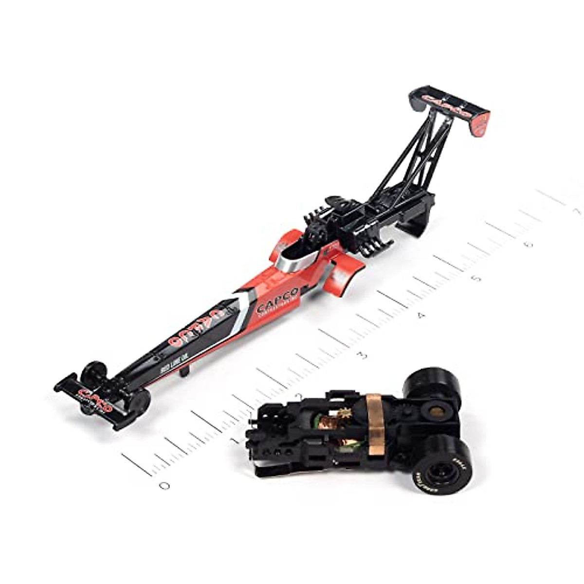 Auto World 4Gear NHRA R27 Steve Torrence - CAPCO Top Fuel Dragster HO Scale Slot Car