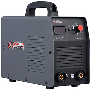 Amico ARC-140, 140 Amp Stick ARC DC Inverter Welder, IGBT Digital Display LCD 110-Volt Welding Soldering Machine, ARC-140