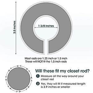 Minnebaby Plastic Baby Hangers 60 Pack, Ultra Thin No Slip Infant Nursery Clothes Hangers with 6 Pcs Cute Clothing Dividers for Boys & Girls Closet Organizer, White Kids Hangers