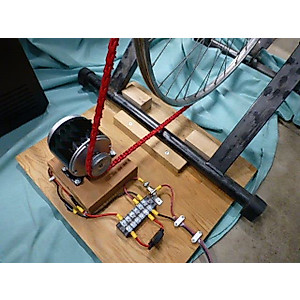 300 Watt Bicycle Generator 3/8" Belt Drive Pedal Power Pulley Dynamo