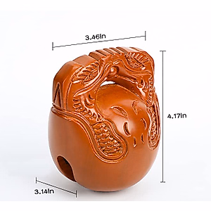 temple block, wooden clapper, wooden fish-a percussion instrument Buddhist Camphorwood Wooden Fish Temple Block Zen Drum with Mat