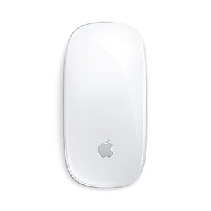 Apple Magic Mouse: Wireless, Bluetooth, Rechargeable. Works with Mac or iPad; Multi-Touch Surface - White