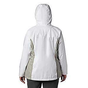 Columbia Women's Arcadia II Jacket, White/Flint Grey, 3X Plus