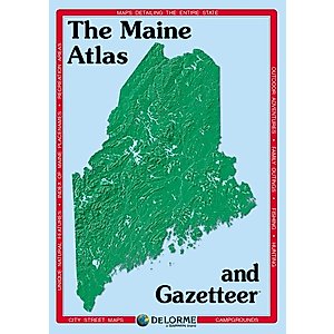 Delorme Maine Atlas & Gazetteer