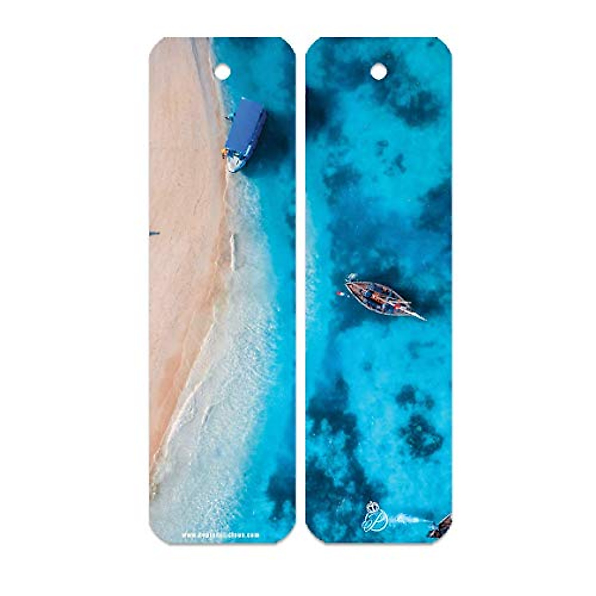 60 pcs Ocean Design Bookmark- Inspiration, Encouraging, Positive, Teaching Bookmarks Bulk.Unique Gift- (Ocean)