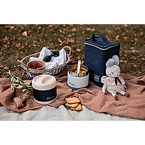 Beaba Stainless Steel Insulated Food Jar, 16 oz (Cloud)