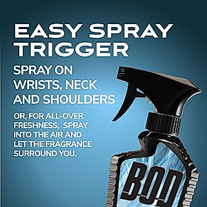 BOD man Fragrance Body Spray, Dark Ice, 8 fl oz