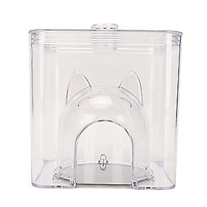 VINGVO Summer Cool Hamster, Effective Cooling Hamster Hideout High Compact Transparent PS Hollow Design for Small Animals for Home