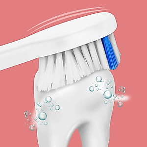 BTFO 2 Pcs Electric Toothbrush Heads for BTFO 1741-02 (White)