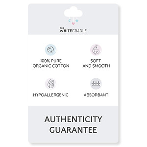 TWC Organic Muslin Swaddle Blankets for Baby | Cotton Double Layer Cloth - Super Soft, Absorbent | Large 44"x44" | Pack of 3 - Blue 3 Design