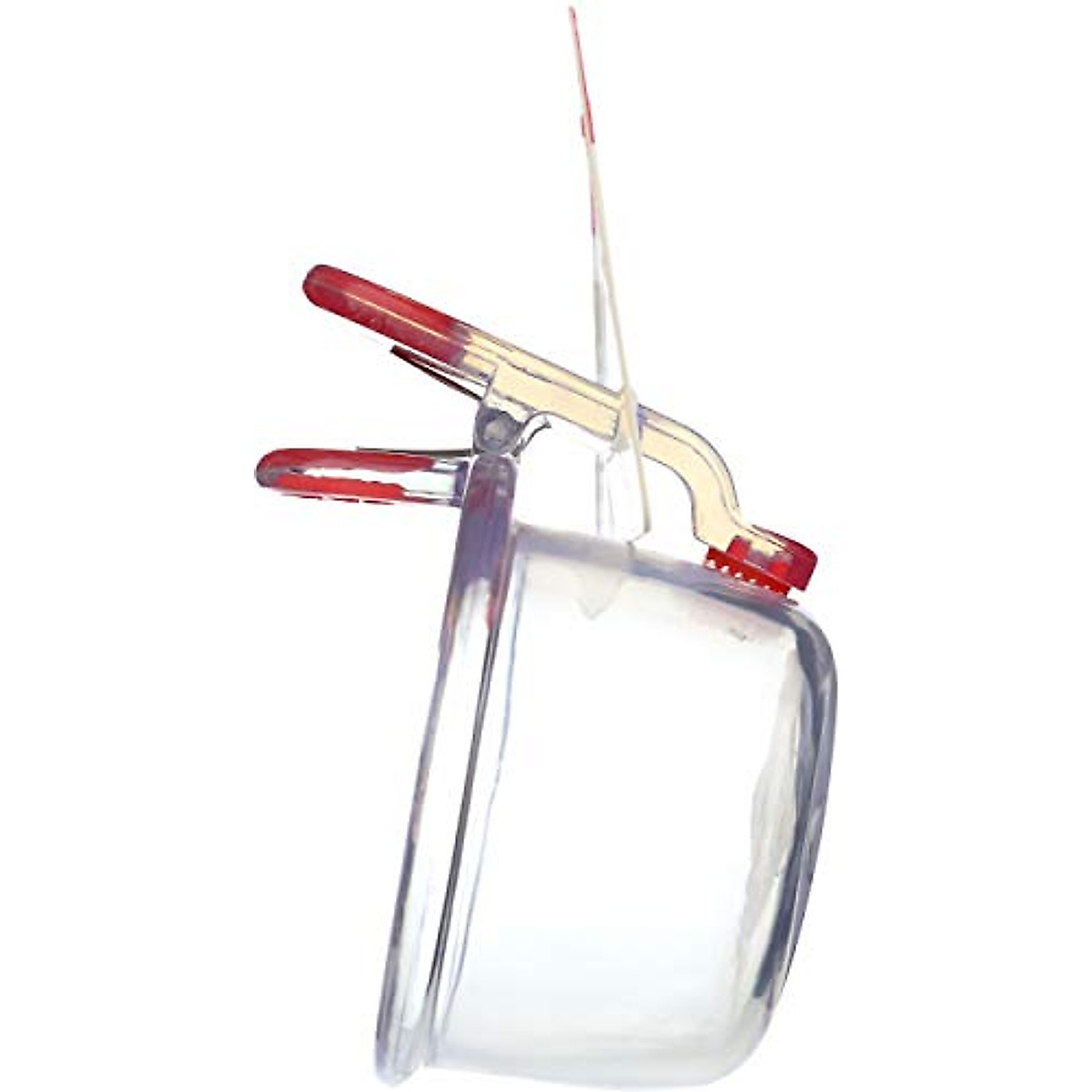 Dexas Klipkup Clip- On Condiment Cup, 1 Cup Capacity, Red