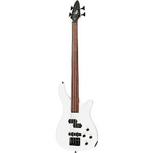 Rogue LX200BF Fretless Series III Electric Bass Guitar Pearl White