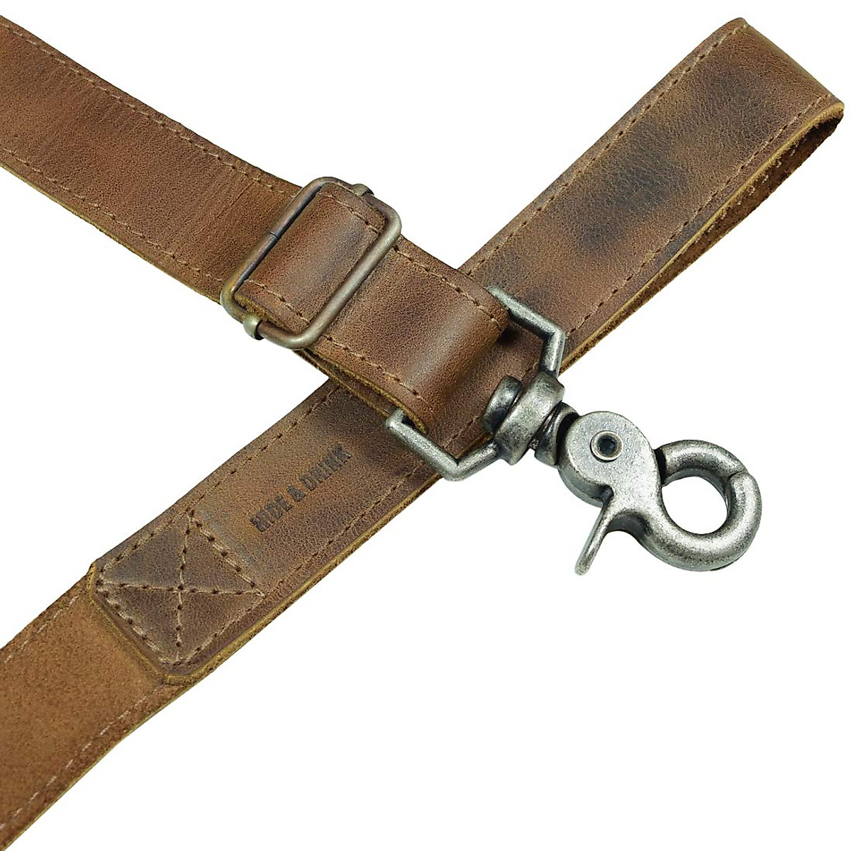 Hide & Drink, Leather Toddler Leash, Anti-Lost Belt, Child Safety, Walking Baby, Handmade :: Bourbon Brown