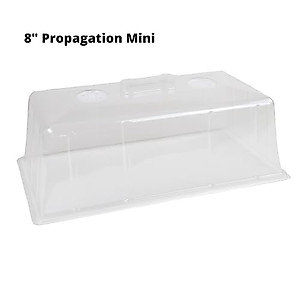 AGROVISTA High Standard Dome - Propagation, 2", 7", 8", 12", 10''x20', Clear Plastic Tall Domes, Perfect Environment for Your Cuttings and Seedlings (2'' - 10''x20''x2'')