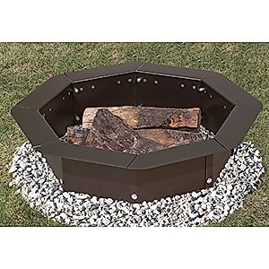 Pilot Rock Octa-Ring Steel Campfire Ring - 37in. Dia. Model Number IO-30/8