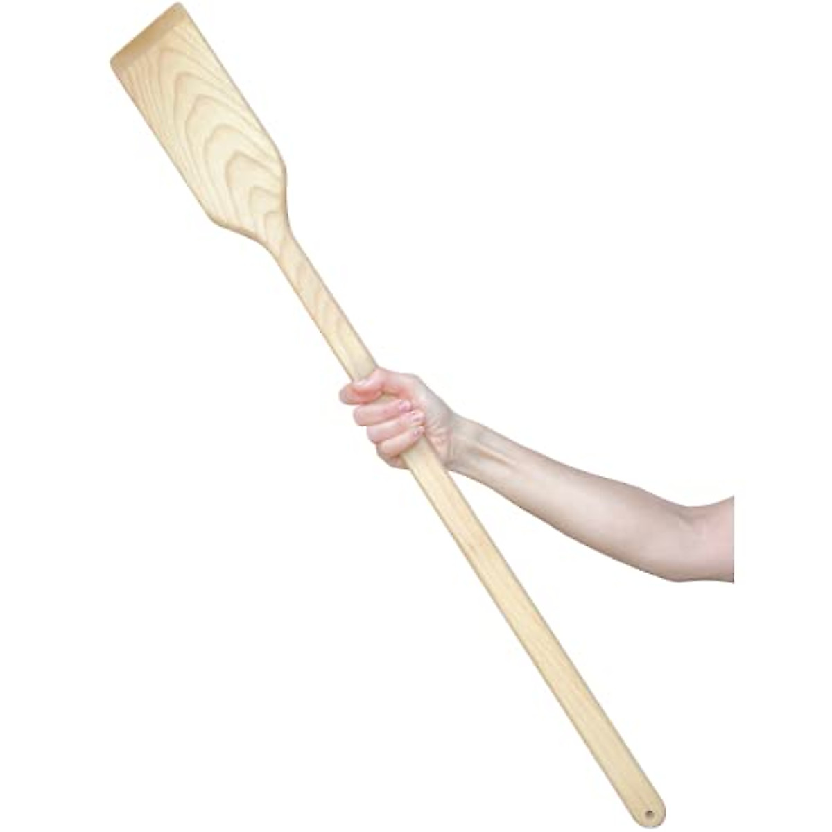 Giant Wooden Mixing Paddle 36-in Beech Heavy Duty - Made in Ukraine - Stirring Spatula for Brewing Handle Long Stir for Cooking Cajun Crawfish Boil Grill Mixing Camping in Big Stock Pots Brewing Beer