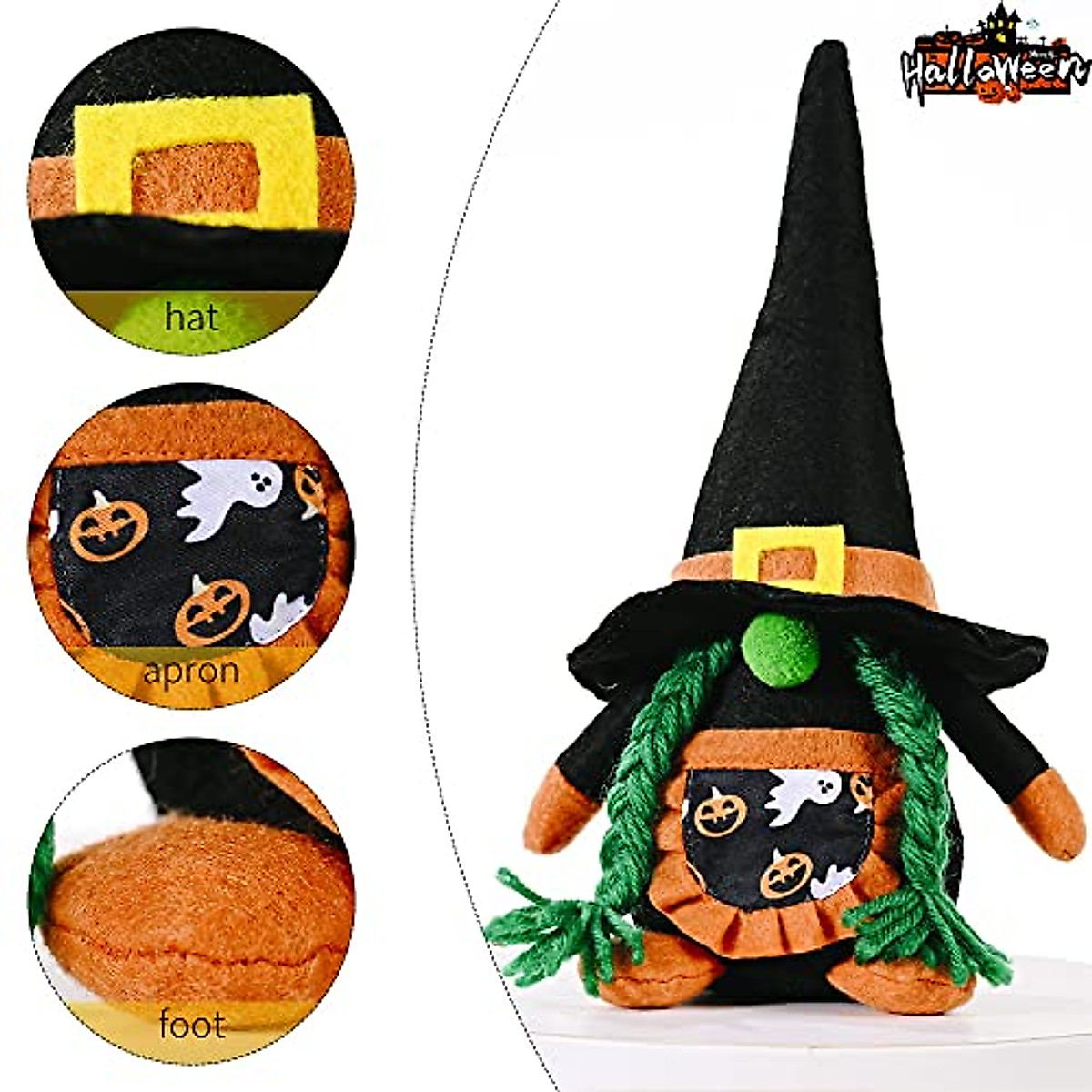 ROGENA Halloween Decorations Halloween Gnomes Halloween Home Decor