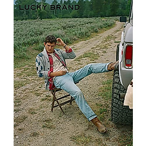 Lucky Brand Mens Microsuede Memory Foam Open Toe Slippers, Cool Adjustable Strap Indoor Outdoor House Sliders for Men, Black, XLarge