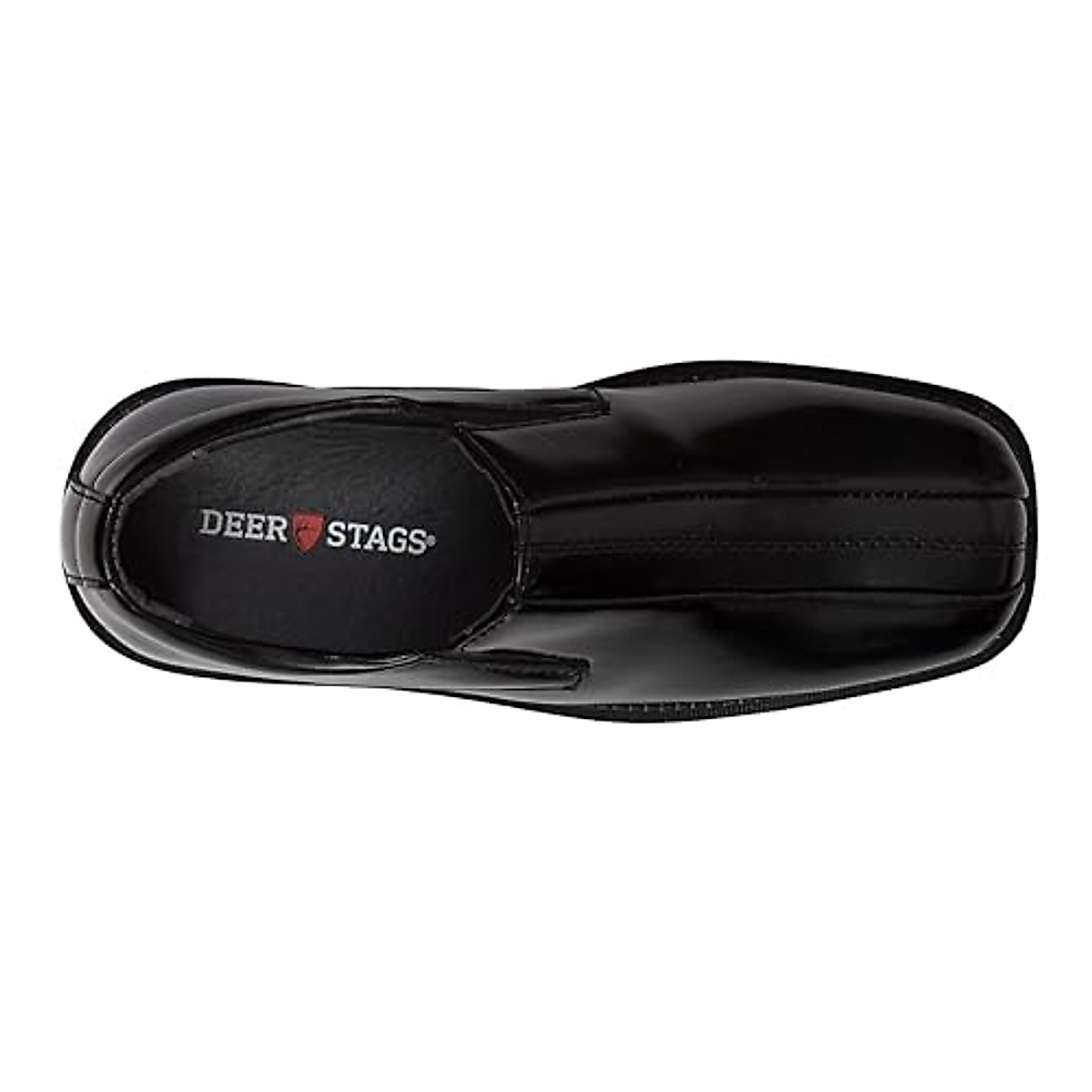 Deer Stags boys Wings Slip-on Loafer, Black, 6.5 W US Big Kid