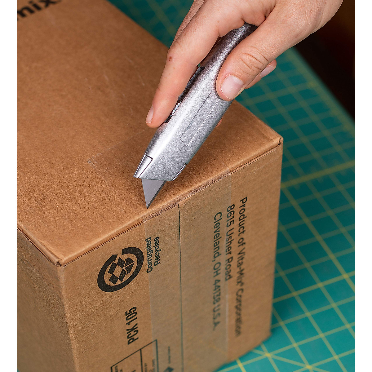 Internet's Best - Utility Knife - Premium & Classic Box Cutter, Retractable Razor