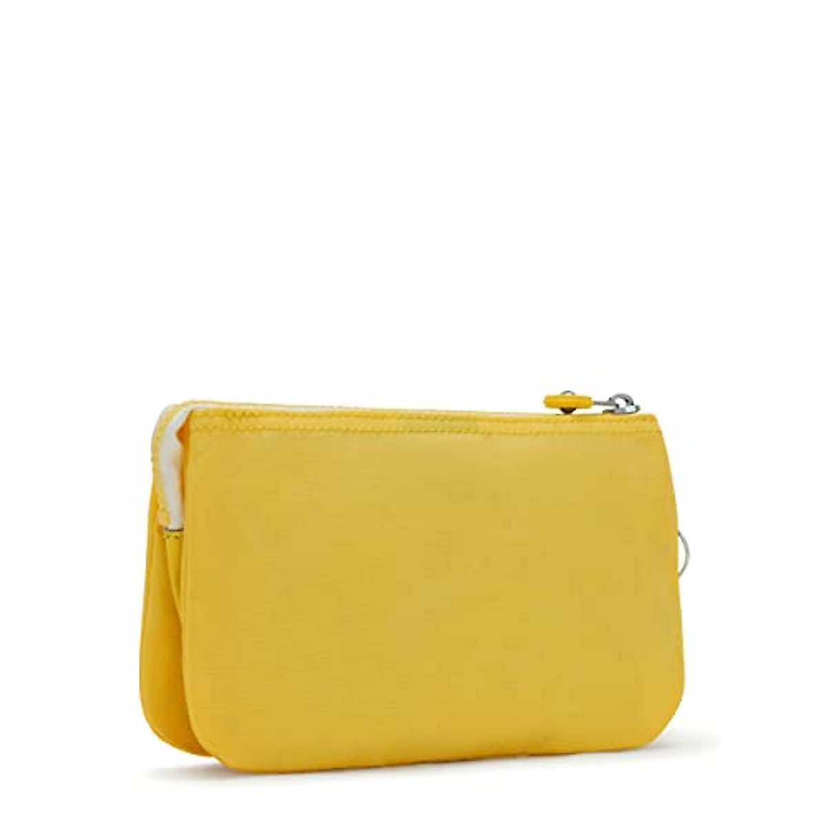 Kipling Women’s Creativity Extra Large Wristlet, Versatile Cosmetics Kit, Lightweight Nylon Travel Organizer, Sunflower Yellow
