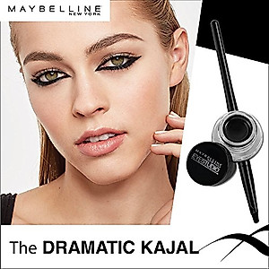 Maybelline New York Makeup Eyestudio Lasting Drama Gel Eye Liner, Blackest Black, Waterproof, 0.106 Ounce,Pack of 1