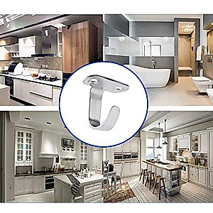 Hanging Hooks Ceiling6Pack,Stainless Steel 304 Hooks Heavy Duty ,Hooks Mounted for Hanging Coats,Towels