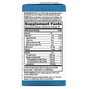 Natures Way Krill Oil Neptune 500Mg 60 Sg