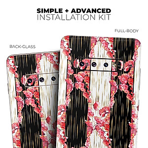 DesignSkinz Karamfila Watercolo Poppies V6 Protective Vinyl Decal Wrap Skin Cover Compatible with The Samsung Galaxy S20 (Screen Trim & Back Glass Skin)