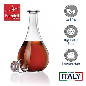 Bormioli Rocco Loto Wine Decanter 1.5L, 42oz