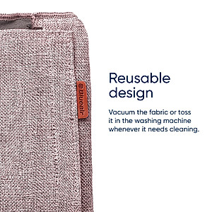 BLUEAIR Blue Pure 211+ Auto Light Pink Pre-filter, Washable Fabric Traps Pollen, Pet Hair & Dust, Archipelago Sand