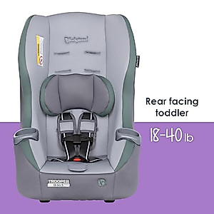 Baby Trend Trooper 3-in-1 Convertible Car Seat, Dash Sage