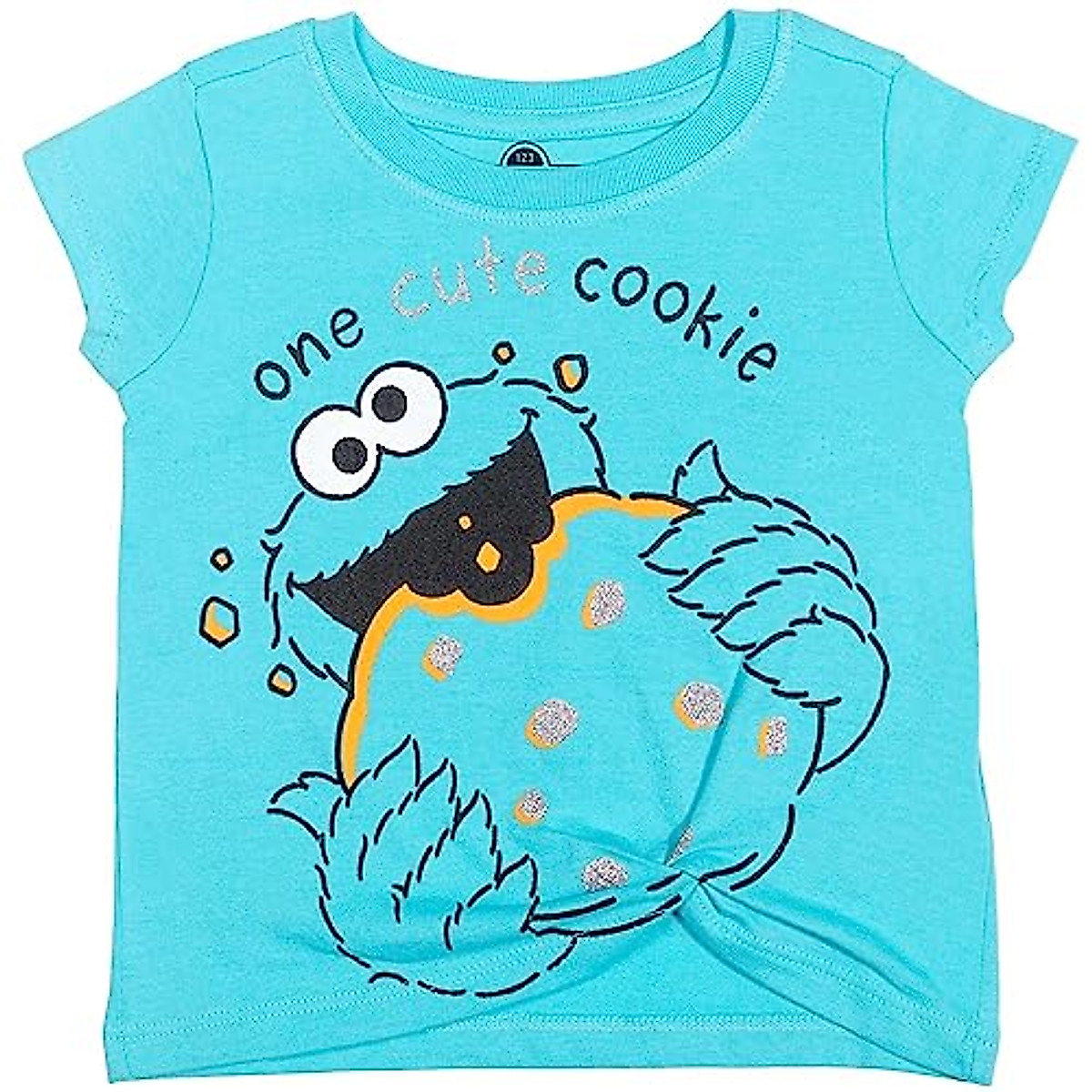 Sesame Street Elmo Cookie Monster Big Bird Baby Girls 3 Pack T-Shirt 18 Months Pink/Blue