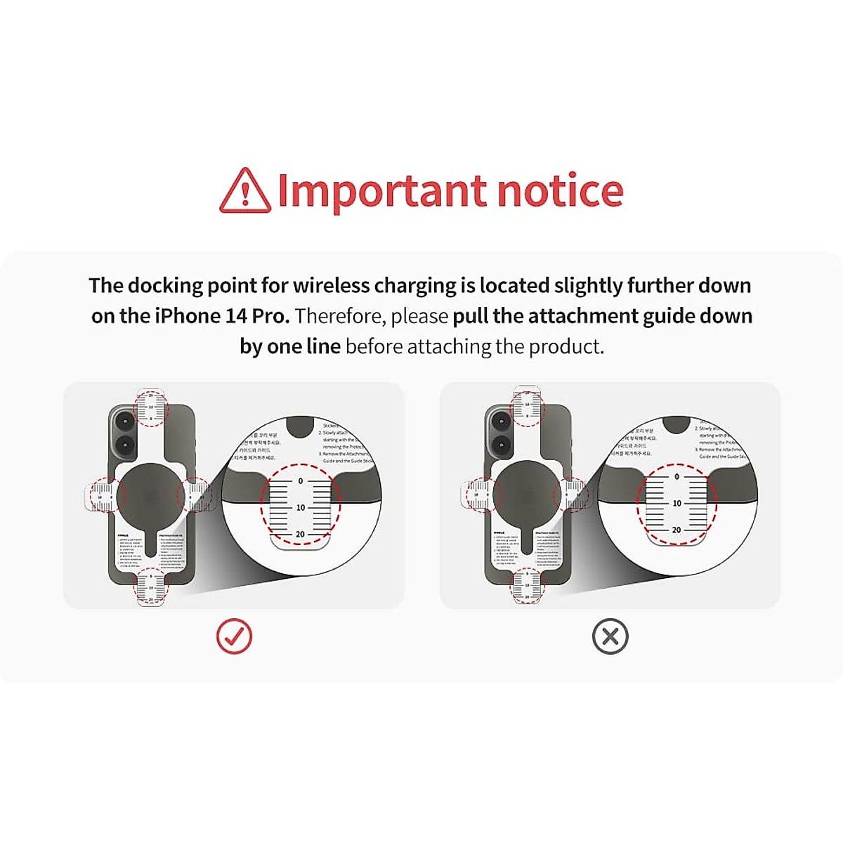 Sinjimoru Ring Magnetic Plate for Stickers, Slim Plate for MagSafe Charger & MagSafe Accessories for All Smartphones & iPhone 12/13 and 14 Series. M-Plate Black