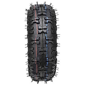 FVRITO 2 Pack of 4.10-4 410-4 4.10/3.50-4 Tire with Inner Tube for Lawn Mowers Garden Rototiller Snow Blower Mowers Hand Truck Wheelbarrow Go Cart Kid ATV