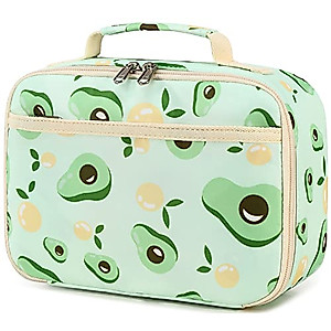 CAMTOP Backpack for Girls Kids School Backpack with Lunch Box Preschool Kindergarten BookBag Set(Avocado)