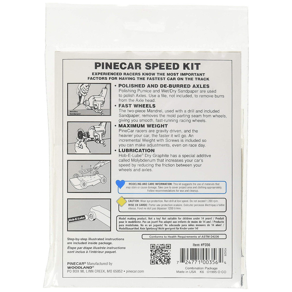 Woodland Scenics Pine Car Derby Speed Kit