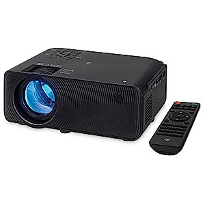 GPX Mini Projector with Bluetooth, USB and SD Media Ports, Includes Remote (PJ609B), Black