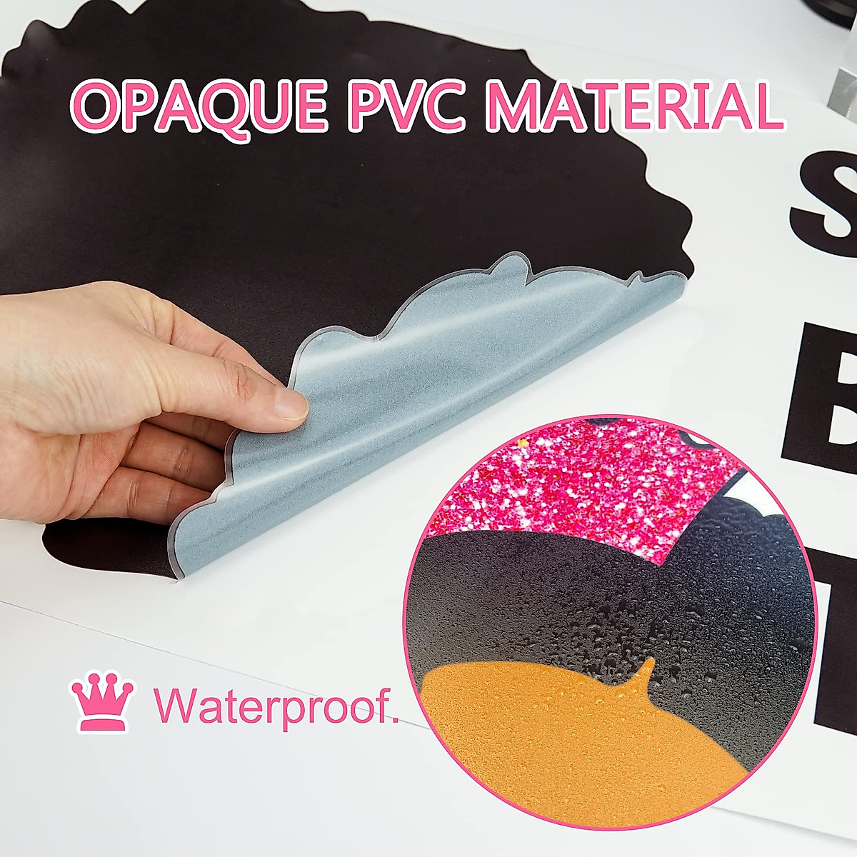 Black Girl Wall Decal Positive Saying African American Kids Inspirational Quote Black Girl Magic Pink Crown Wall Stickers for Girls Bedroom Living Room Decor