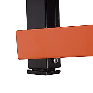 HECASA Wall-Mounted Lumber Storage Rack 6 Level 600Lb Wood Organizer Rack (1 PACK)