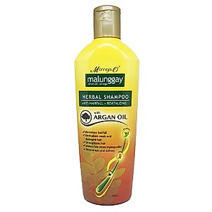 Moringa-O2 Malunggay Herbal Shampoo with Argan Oil 200mL